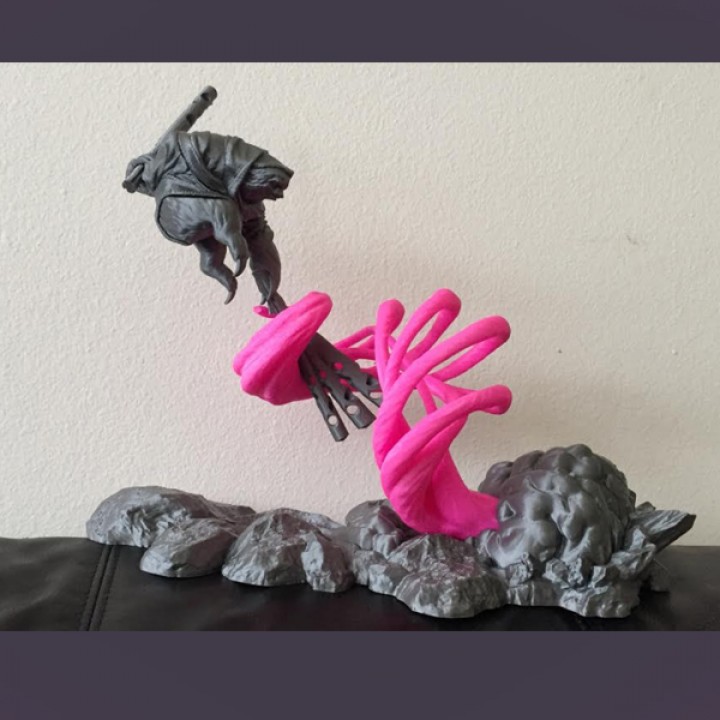 3D Printable Whirlwind The sloth mage by Guðjón Örn Lárusson