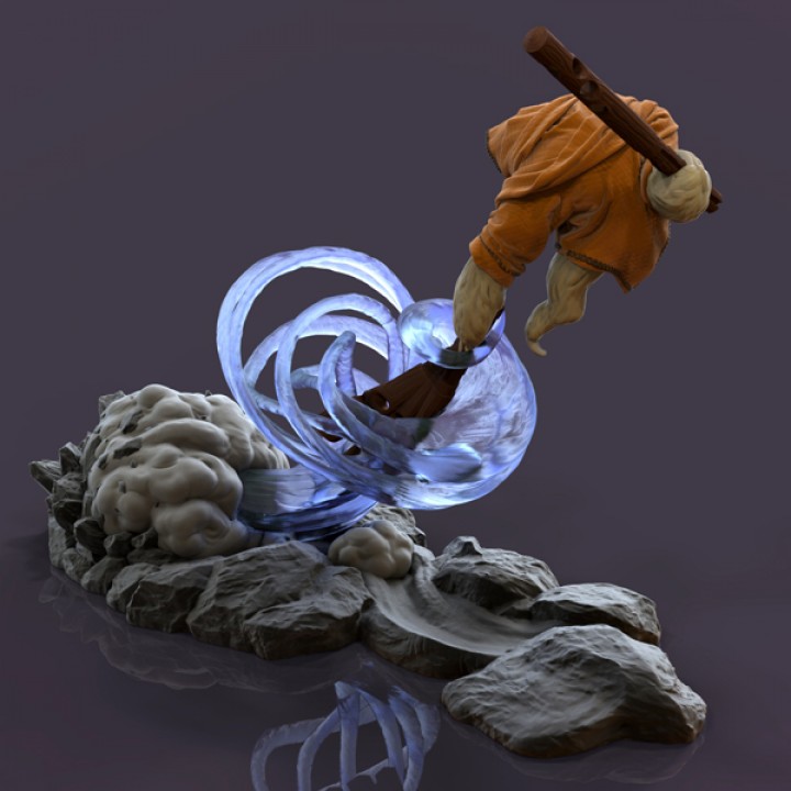 3D Printable Whirlwind The sloth mage by Guðjón Örn Lárusson