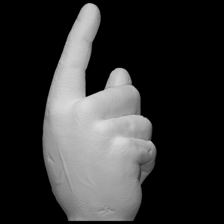3D Printable Big Hand by Scan The World