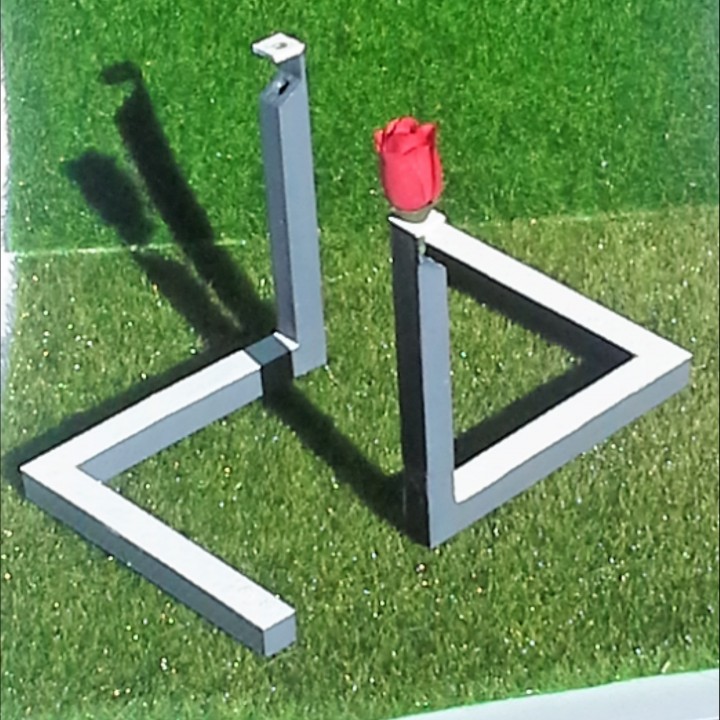 3D Printable Optical Illusion Vase. Triangle Twist. Impossible. Penrose ...