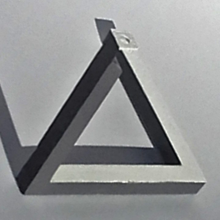 3D Printable Optical Illusion Vase. Triangle Twist. Impossible. Penrose ...