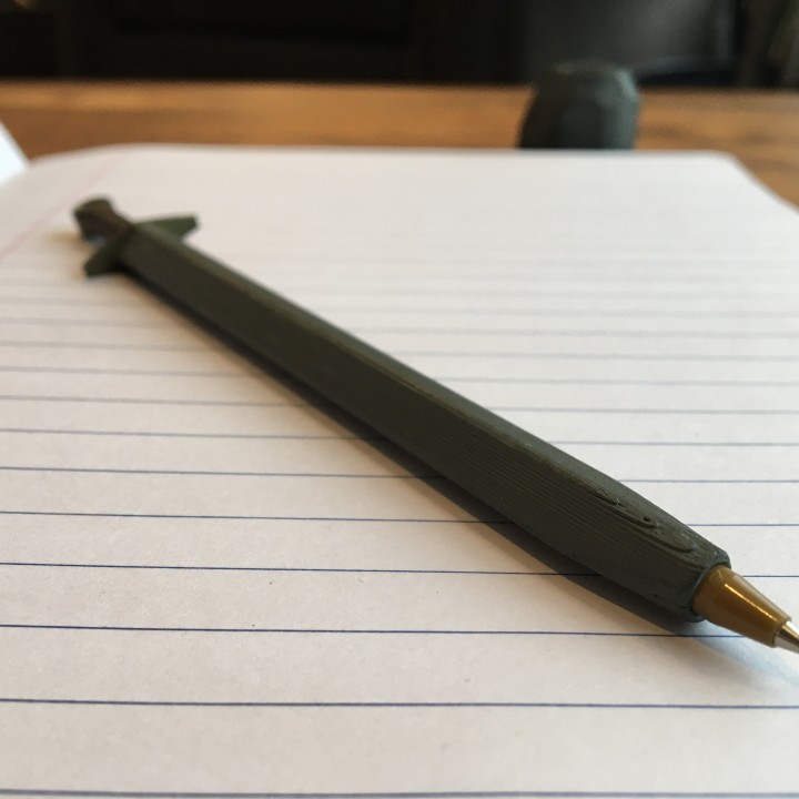 3D Printable Sword Pen! by WildRoseBuilds