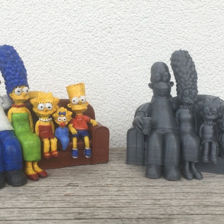 3D Printable The Simpsons 3D by Drivernator