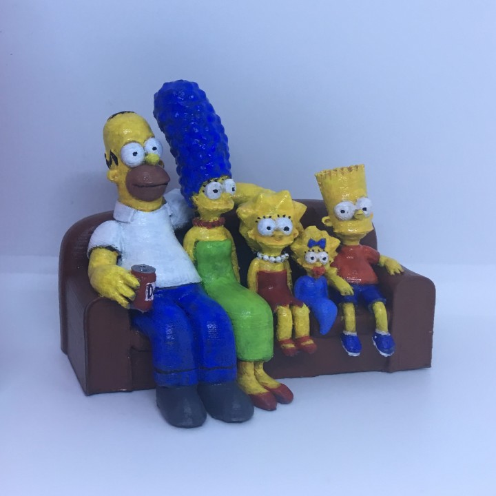 3D Printable The Simpsons 3D by Drivernator