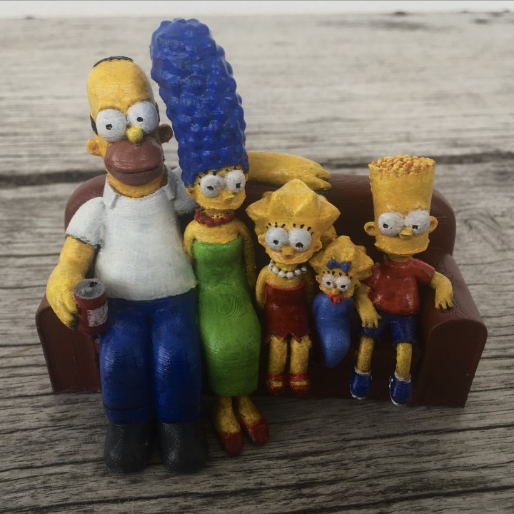 3D Printable The Simpsons 3D by Drivernator