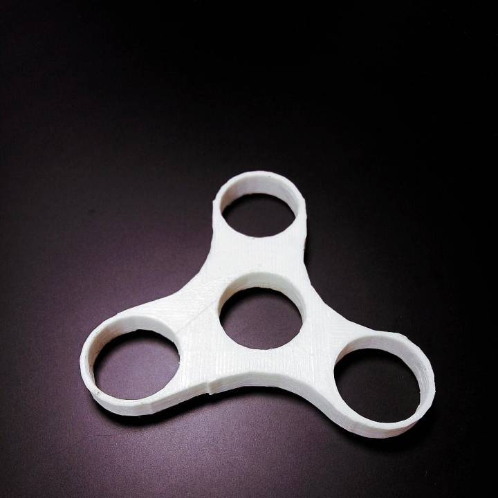 3D Printable Fidget Spinner by Matthew Kaye