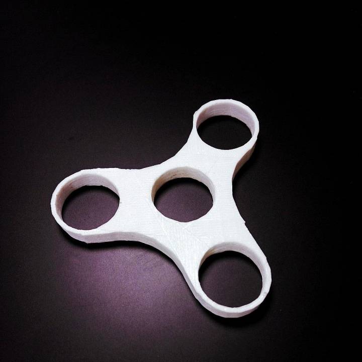 3D Printable Fidget Spinner by Matthew Kaye