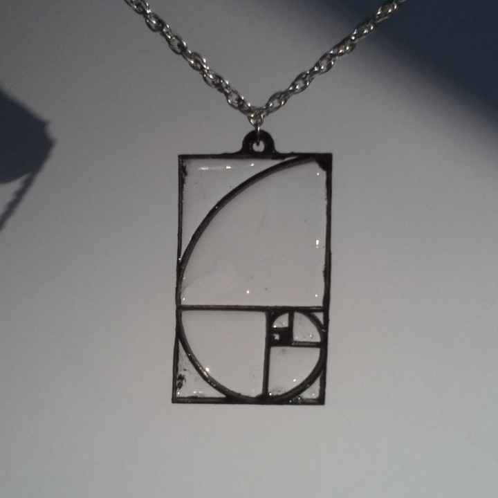 3D Printable FIBONACCI SPIRAL COLLECTION of jewellery pendants for ...