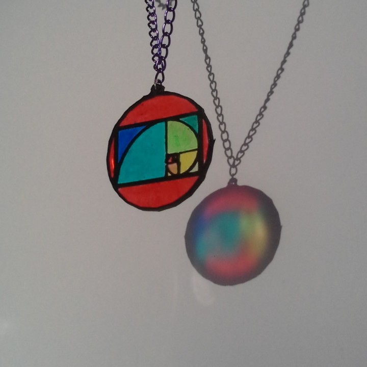 3D Printable FIBONACCI SPIRAL COLLECTION of jewellery pendants for ...