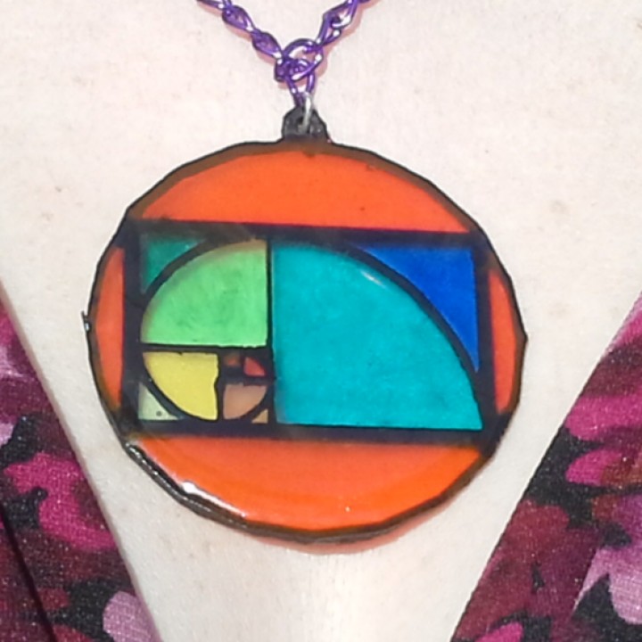 3D Printable FIBONACCI SPIRAL COLLECTION of jewellery pendants for ...