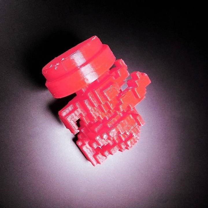 3D Printable 8-Bit Luigi by Vnua