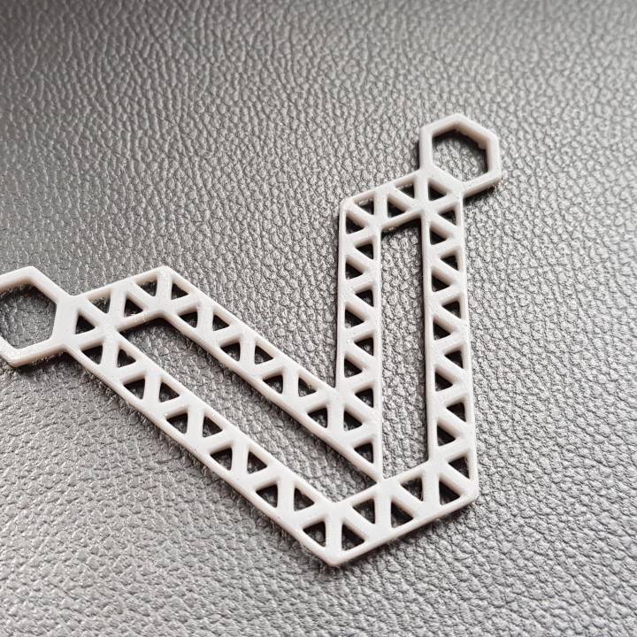 3D Printable Vectary Necklace by David Huff