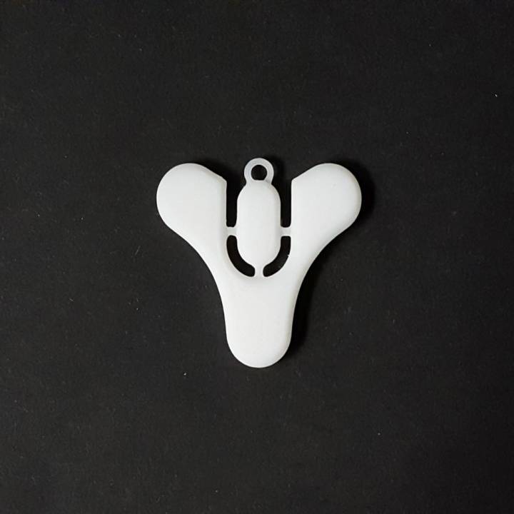 3D Printable Destiny Pendant by Jonathan Thomas