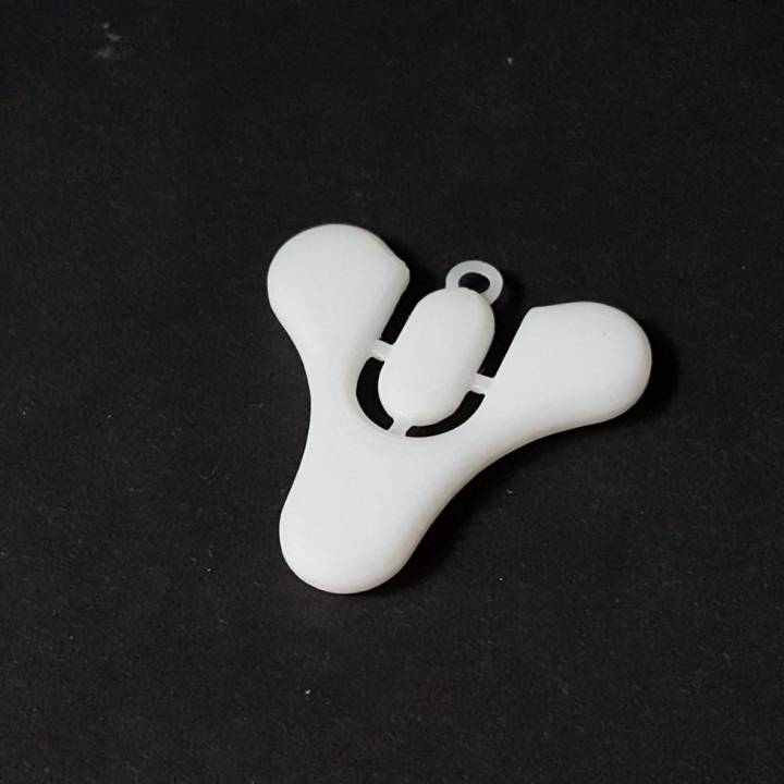 3D Printable Destiny Pendant by Jonathan Thomas