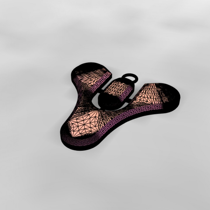 3D Printable Destiny Pendant by Jonathan Thomas