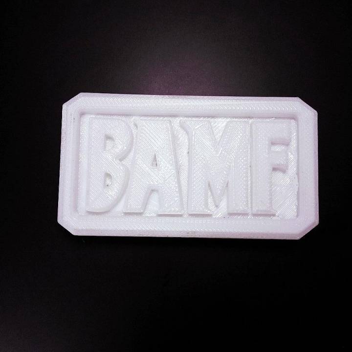 3D Printable McRee BAMF Buckle by ByonicTao