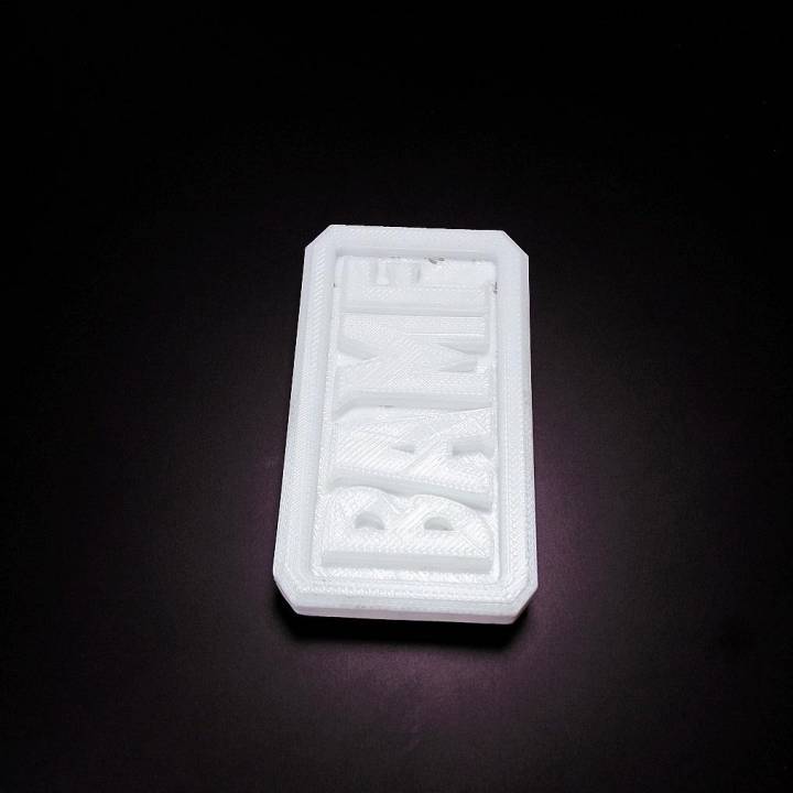 3D Printable McRee BAMF Buckle by ByonicTao