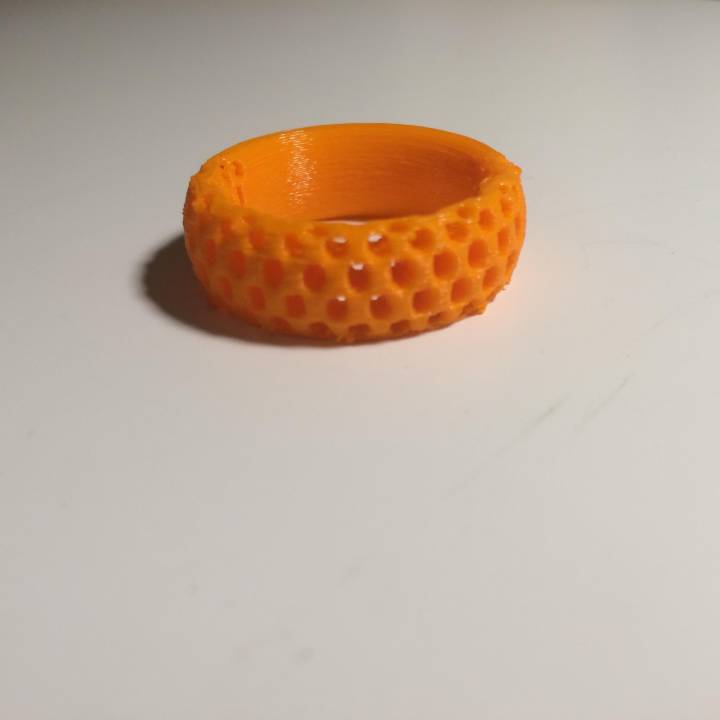 3D Printable Sponge Ring #madewithvectary by Carlos Perez
