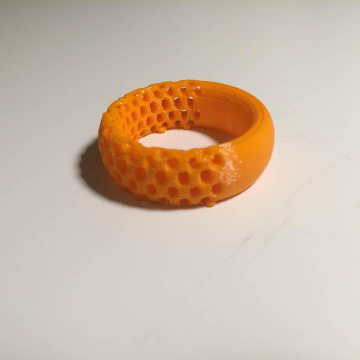 3D Printable Sponge Ring #madewithvectary by Carlos Perez
