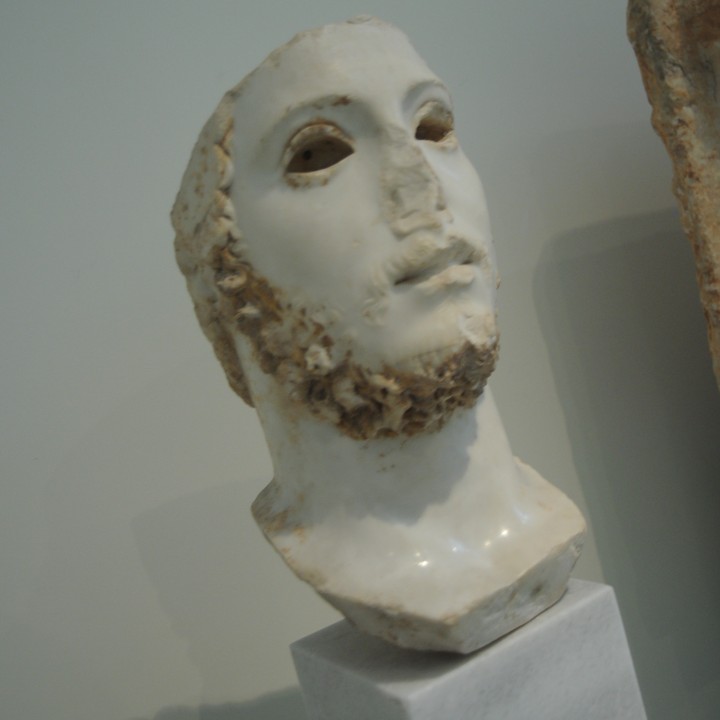 3D Printable Colossal portrait head of a young man by Scan The World