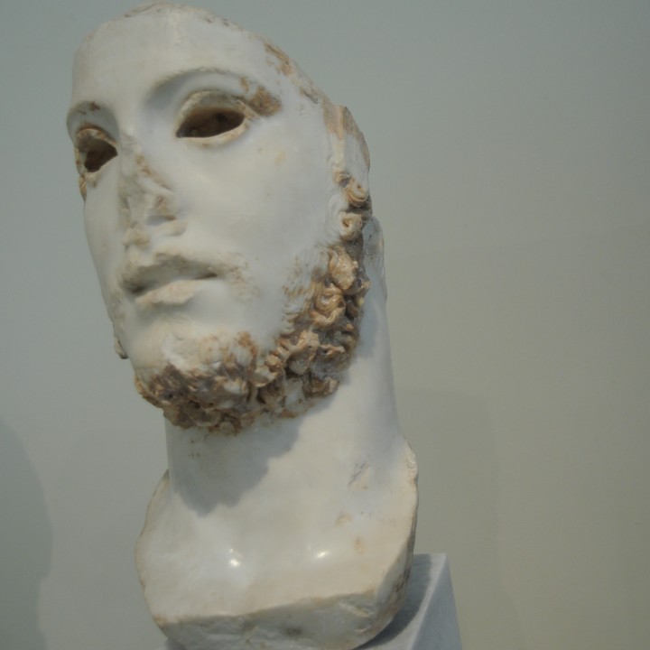 3D Printable Colossal portrait head of a young man by Scan The World