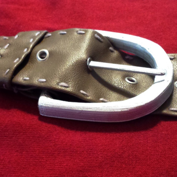 3D Printable Print-in-Place Belt Buckles by Rose