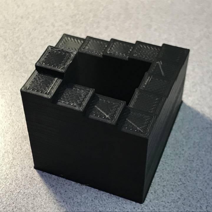 3D Printable Impossible Staircase by Mark Ingle