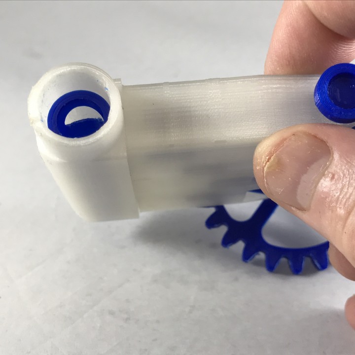 3D Printable Four Cylinder Air Engine, Experimental by Greg Zumwalt