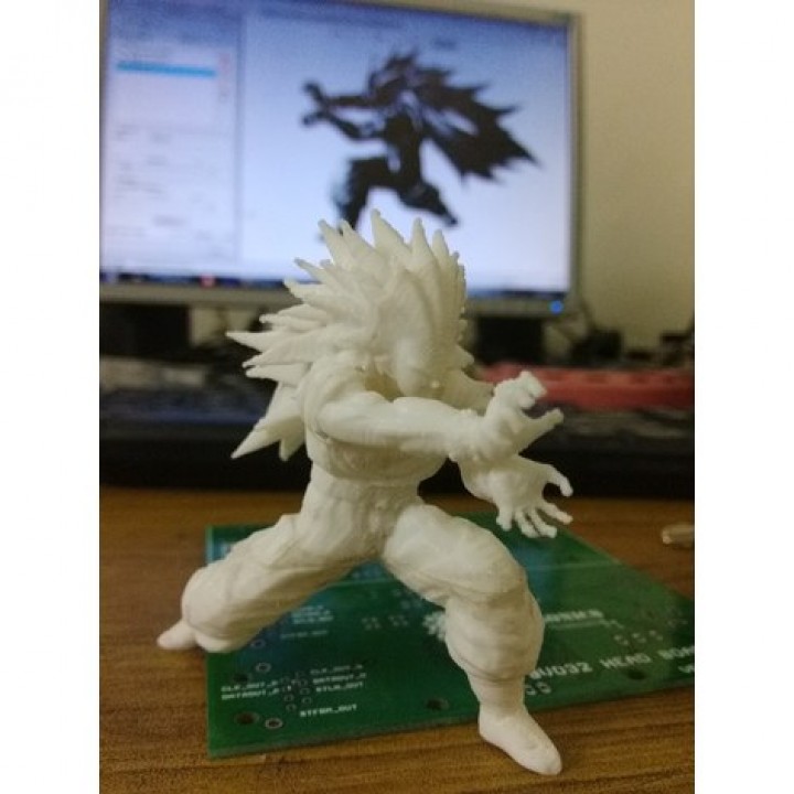 3D Printable dragon ball z fighters by John Bryant