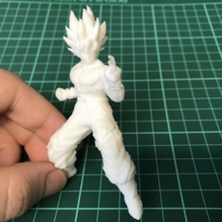 3D Printable dragon ball z fighters by John Bryant