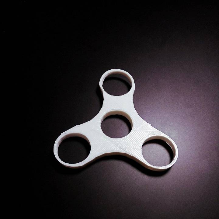 3D Printable Fidget Spinner by Matthew Kaye
