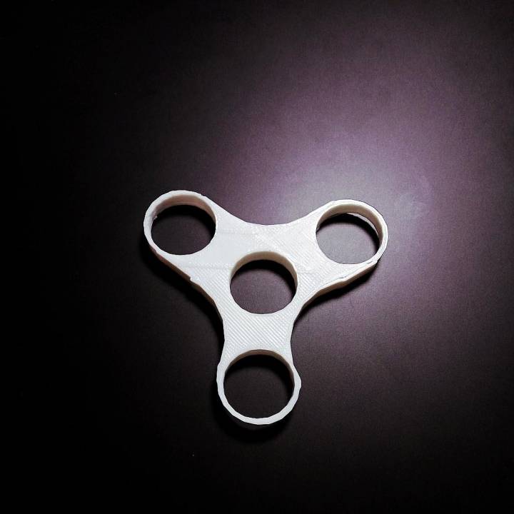 3D Printable Fidget Spinner by Matthew Kaye