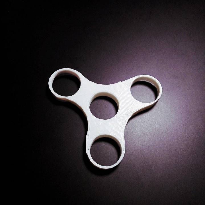 3D Printable Fidget Spinner by Matthew Kaye
