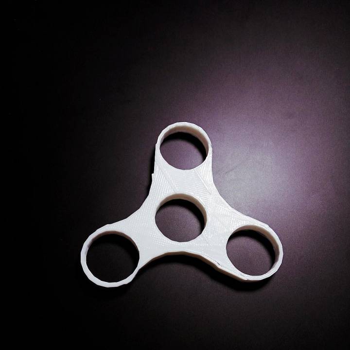 3D Printable Fidget Spinner by Matthew Kaye