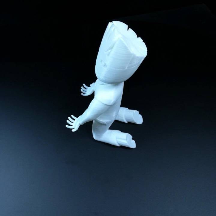 3D Printable GROOT: phone holder (v2 improved) by George Solo