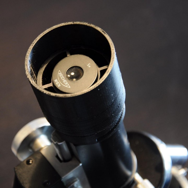 3D Printable Lumix LX3 Microscope Adapter by Martin Schiller