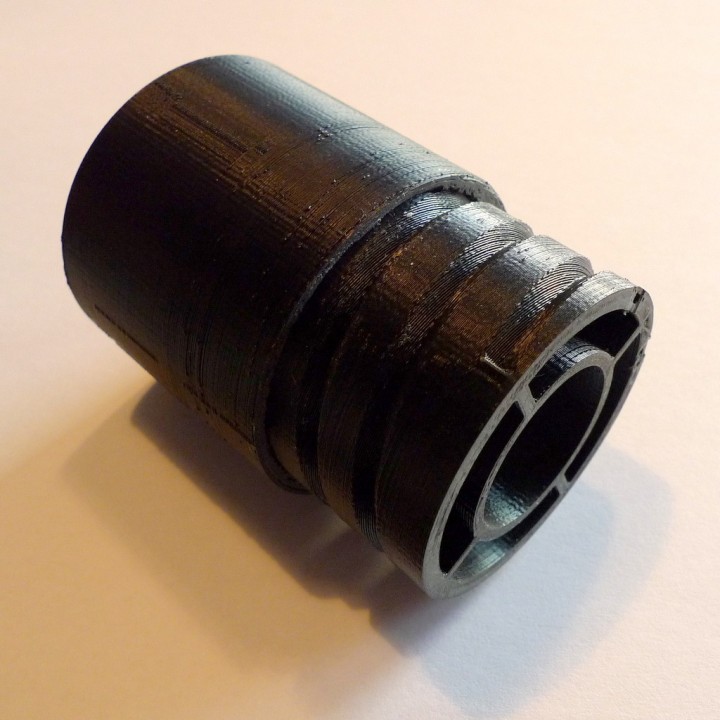 3D Printable Lumix LX3 Microscope Adapter by Martin Schiller