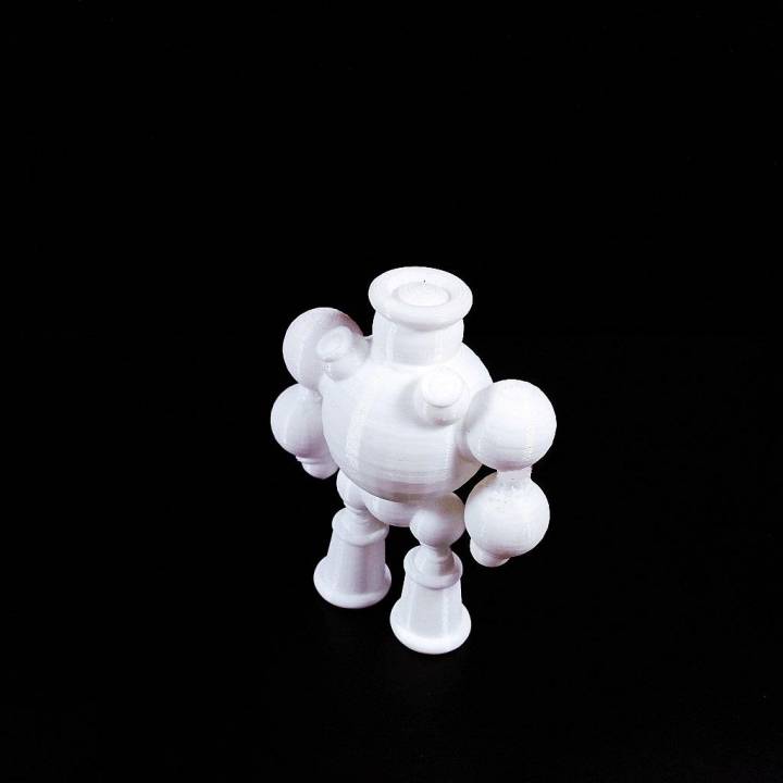 3D Printable Bubblebot by Jan O'Field 3D Printable Bubblebot by Jan O'Field