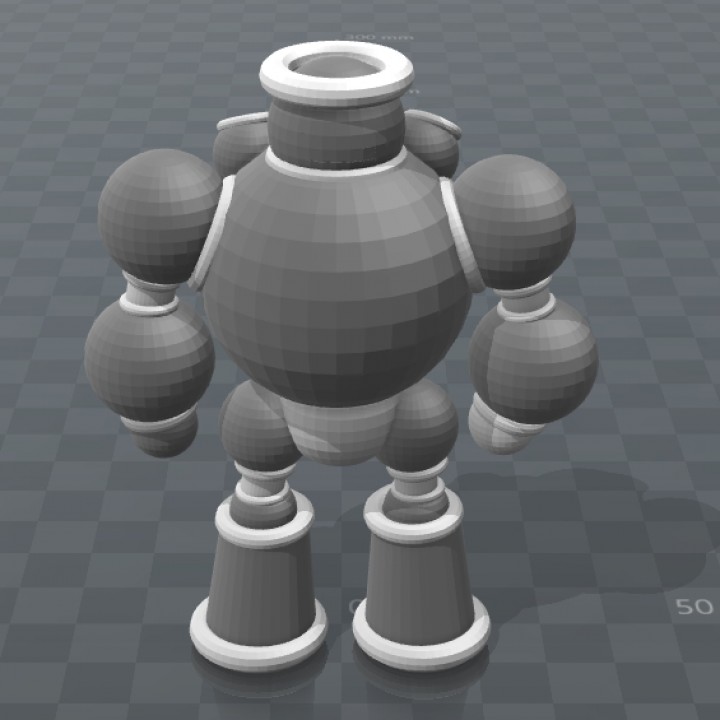 3D Printable Bubblebot by Jan O'Field 3D Printable Bubblebot by Jan O'Field