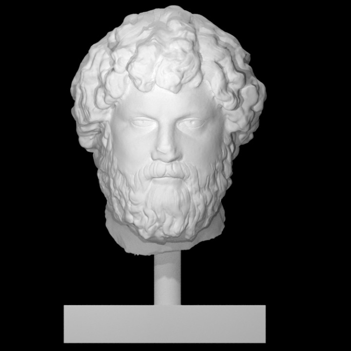 3D Printable Portrait head of Ailius Verus (?) by Scan The World