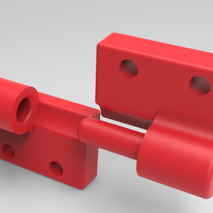 3D Printable Hinge (VERY EASY TO PRINT) by Carlos Fernando da Silva ...