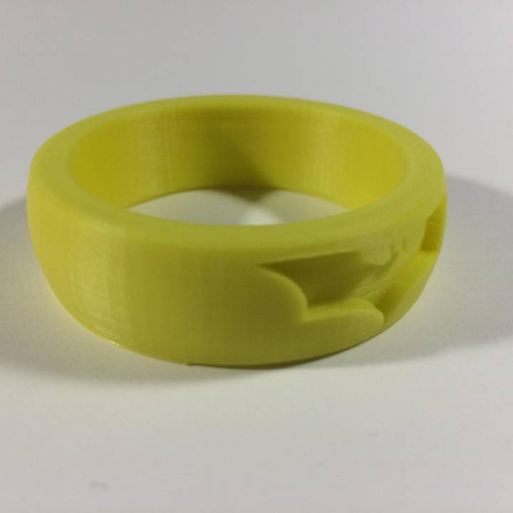 3D Printable Batman Ring by Devin Gentner