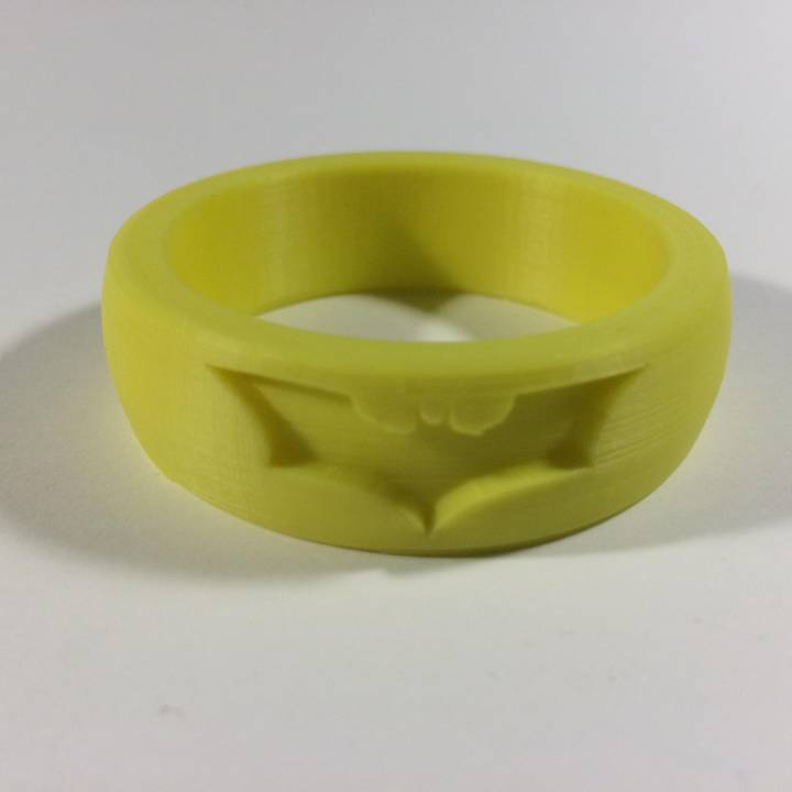 3D Printable Batman Ring by Devin Gentner