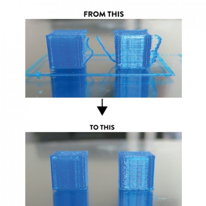 3D Printable Retraction Cubes by MatterHackers