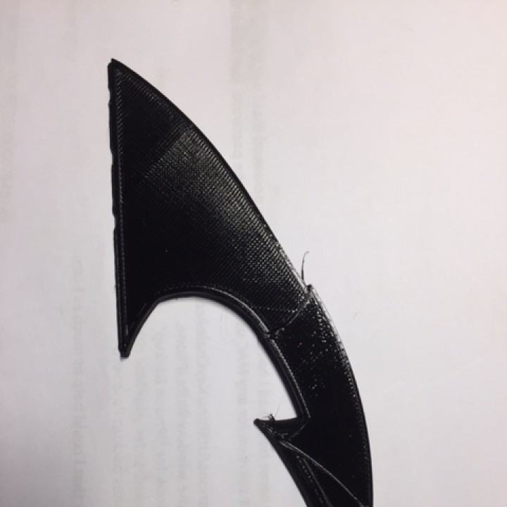 3D Print of Batman 1989 Folding Batarang by MartMan