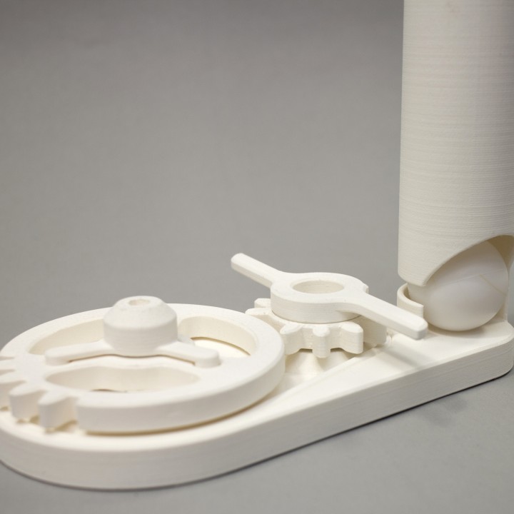 3D Printable Indexing Gear by Jonathan Odom