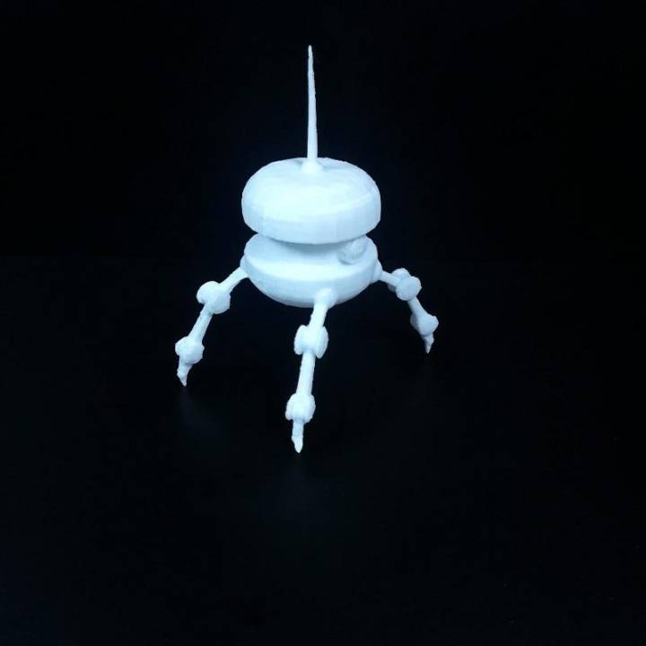 3D Printable Burger Spy Bot by Banisepta Muhammad