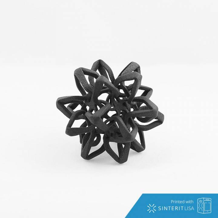 3D Printable Interlocked Starfish Nest by Dan O'Connell