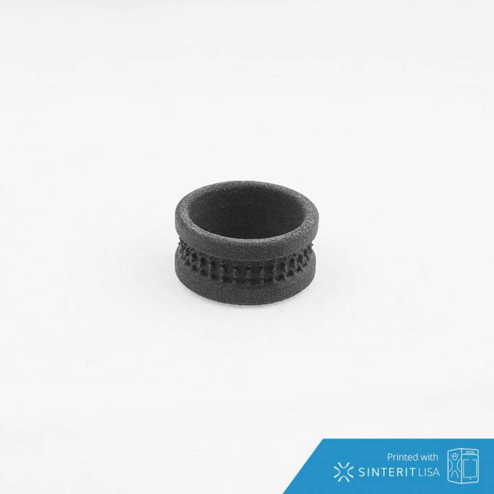 3D Printable Octagonal Ring by Josh Claunch
