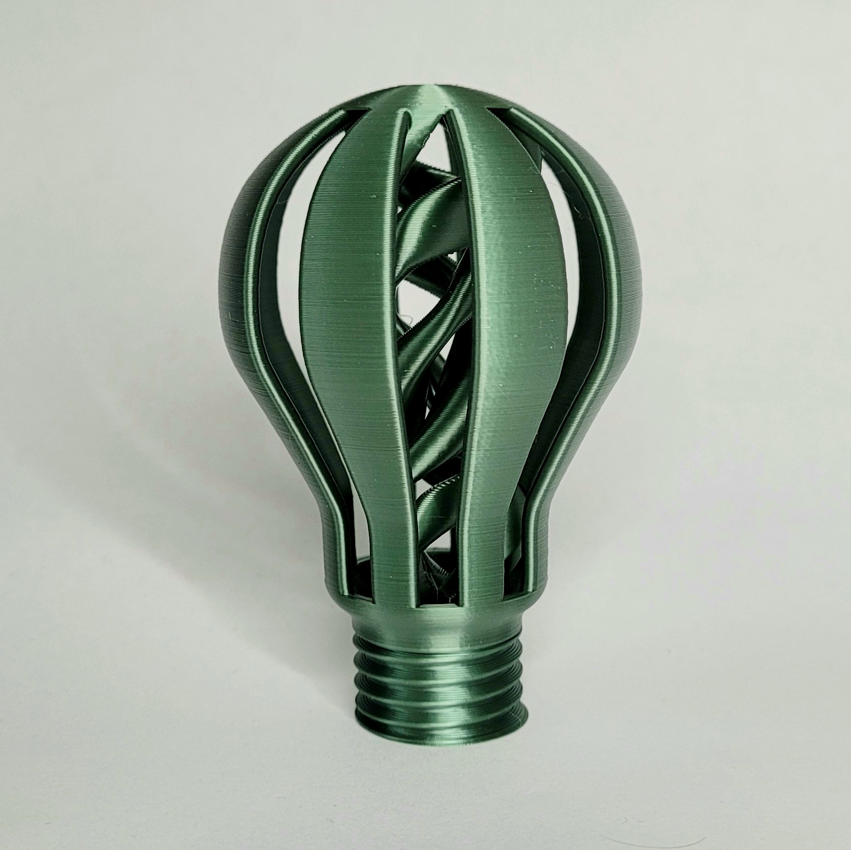 3D Printable Light Bulb Sculpture 1 by Zac Mann